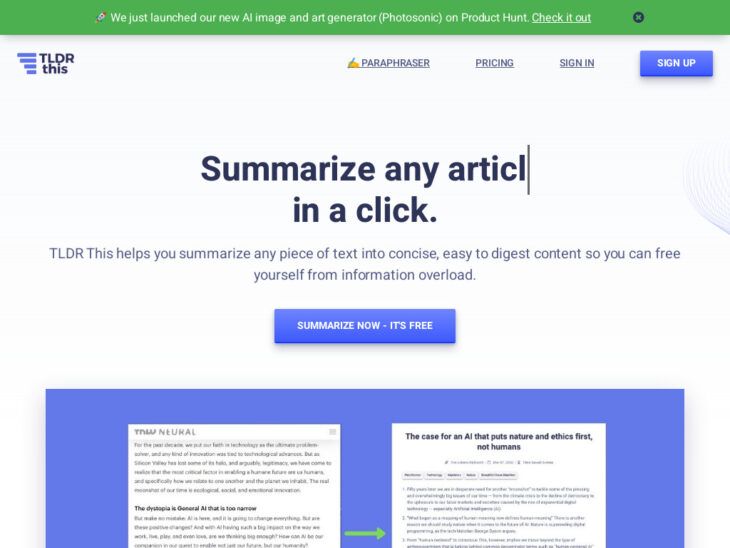 12 Best AI Tools to Summarize Articles into Their Bare Essentials ...