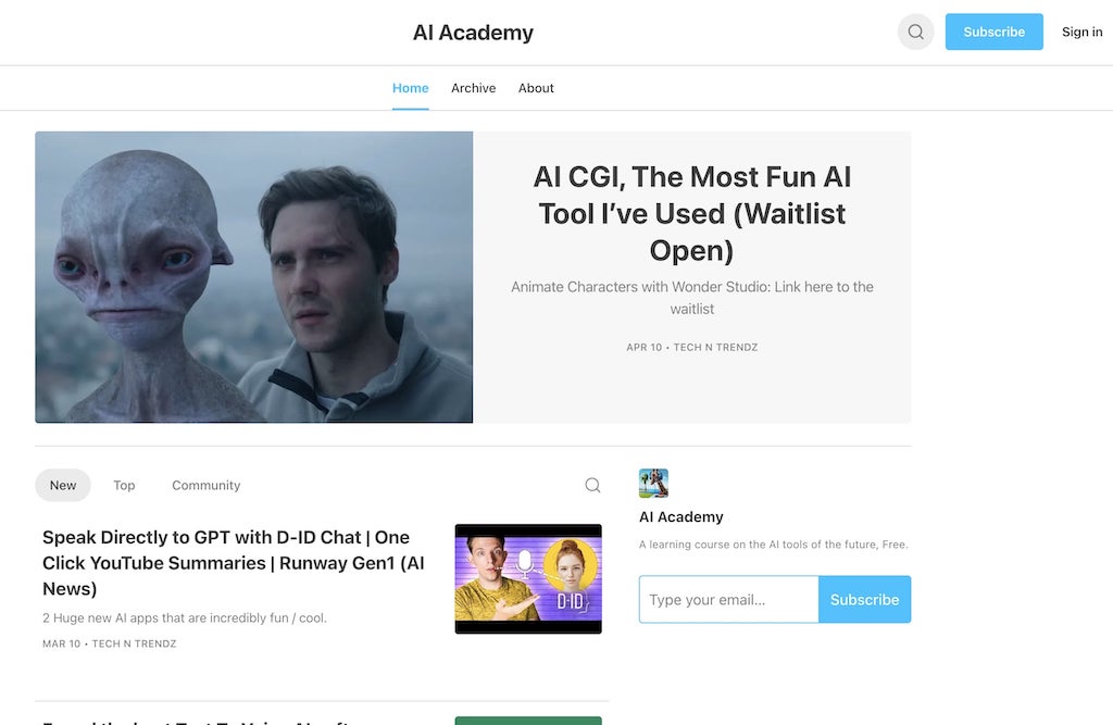20 Best Newsletters About AI (Be in The Know) | Inspirationfeed